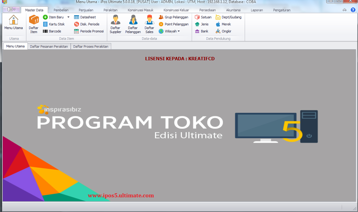 SOFTWARE IPOS 5.0 ULTIMATE - SOFTWARE IPOS 5 ULTIMATE